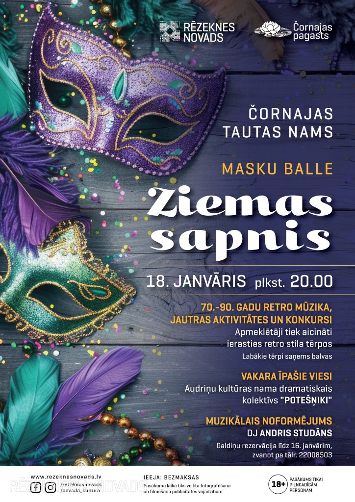 Masku balle "Ziemas sapnis" - Rēzeknes novads