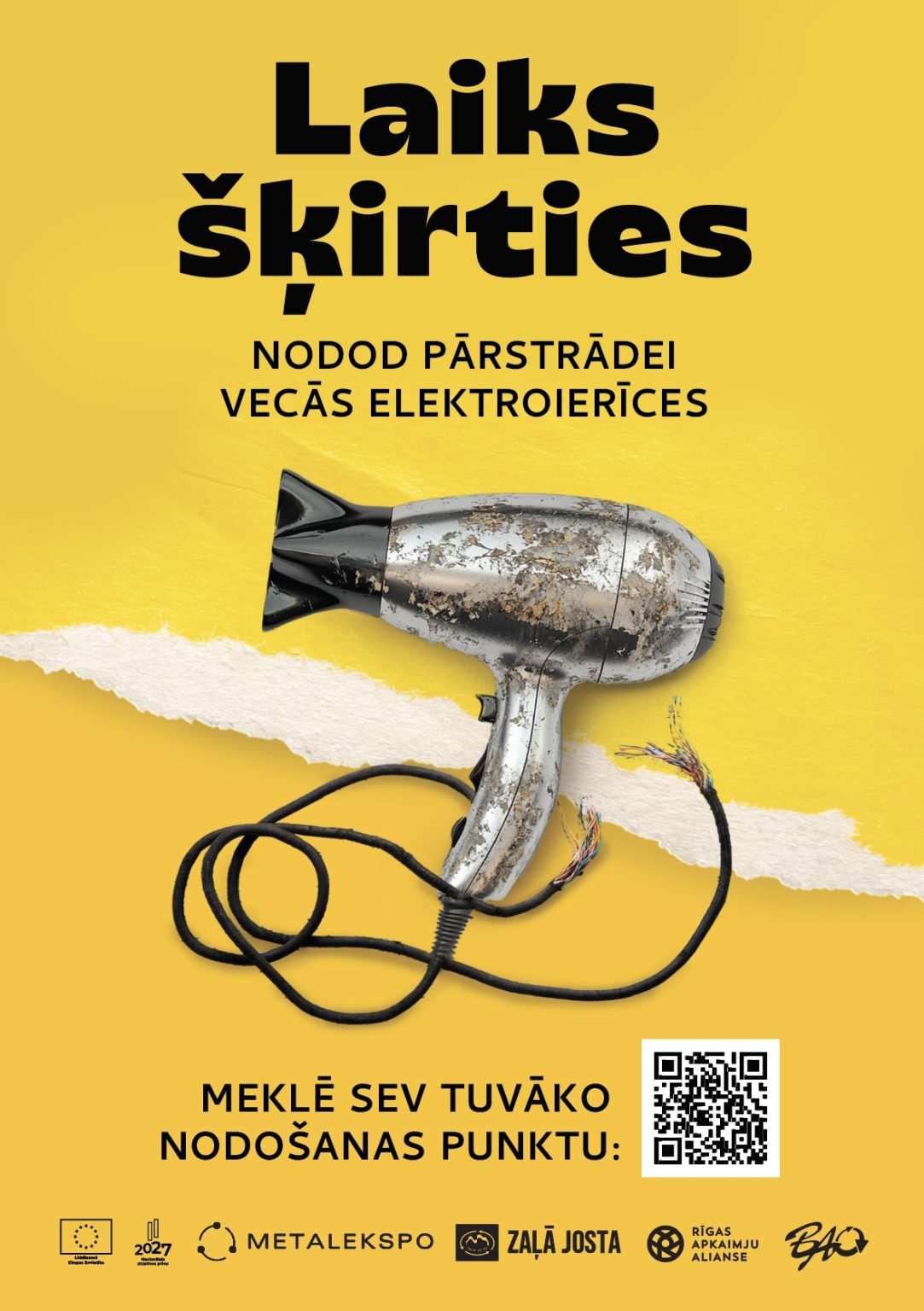 Kampaņa "Laiks šķirties" aicina atbildīgi atbrīvoties no nolietotās ...
